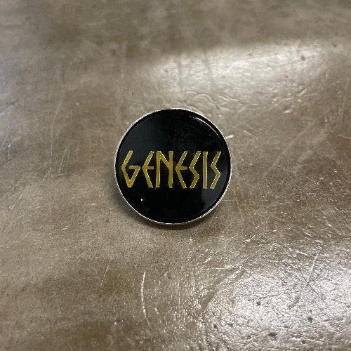 Genesis Pin Enamel Rust And Wax Record Shop 